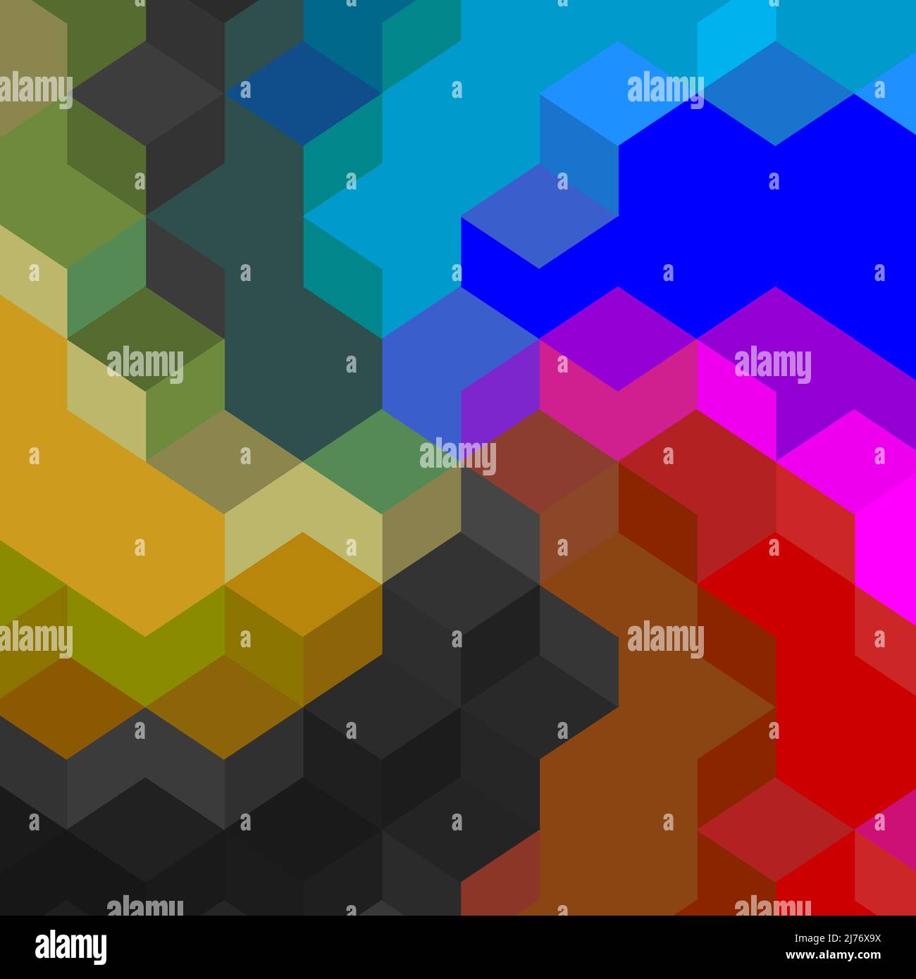 3d cube pattern Stock Vector Images - Alamy