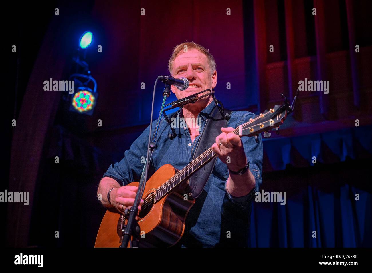 Welsh singer, songwriter, Martyn Joseph in concert Stock Photo - Alamy