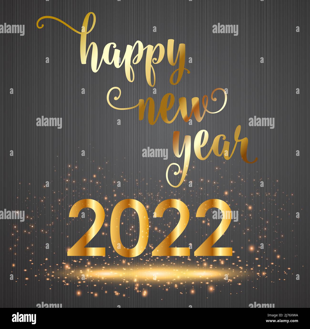 Happy christmas text in gold Stock Vector Images - Alamy