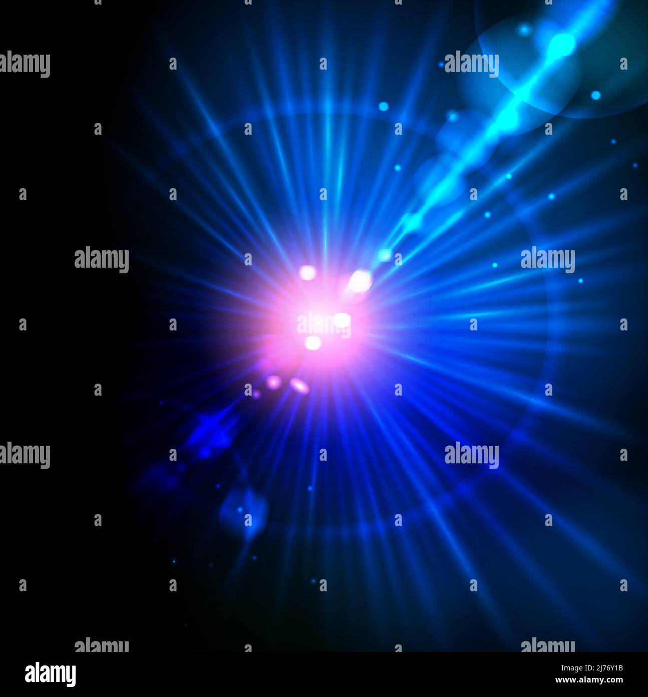 Glowing star flare Stock Vector Images - Alamy