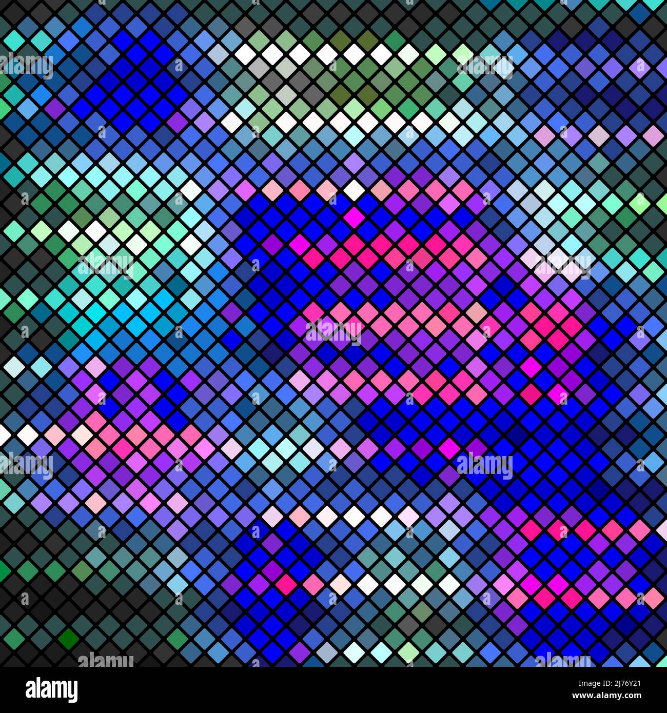 Retro square pattern hi-res stock photography and images - Alamy