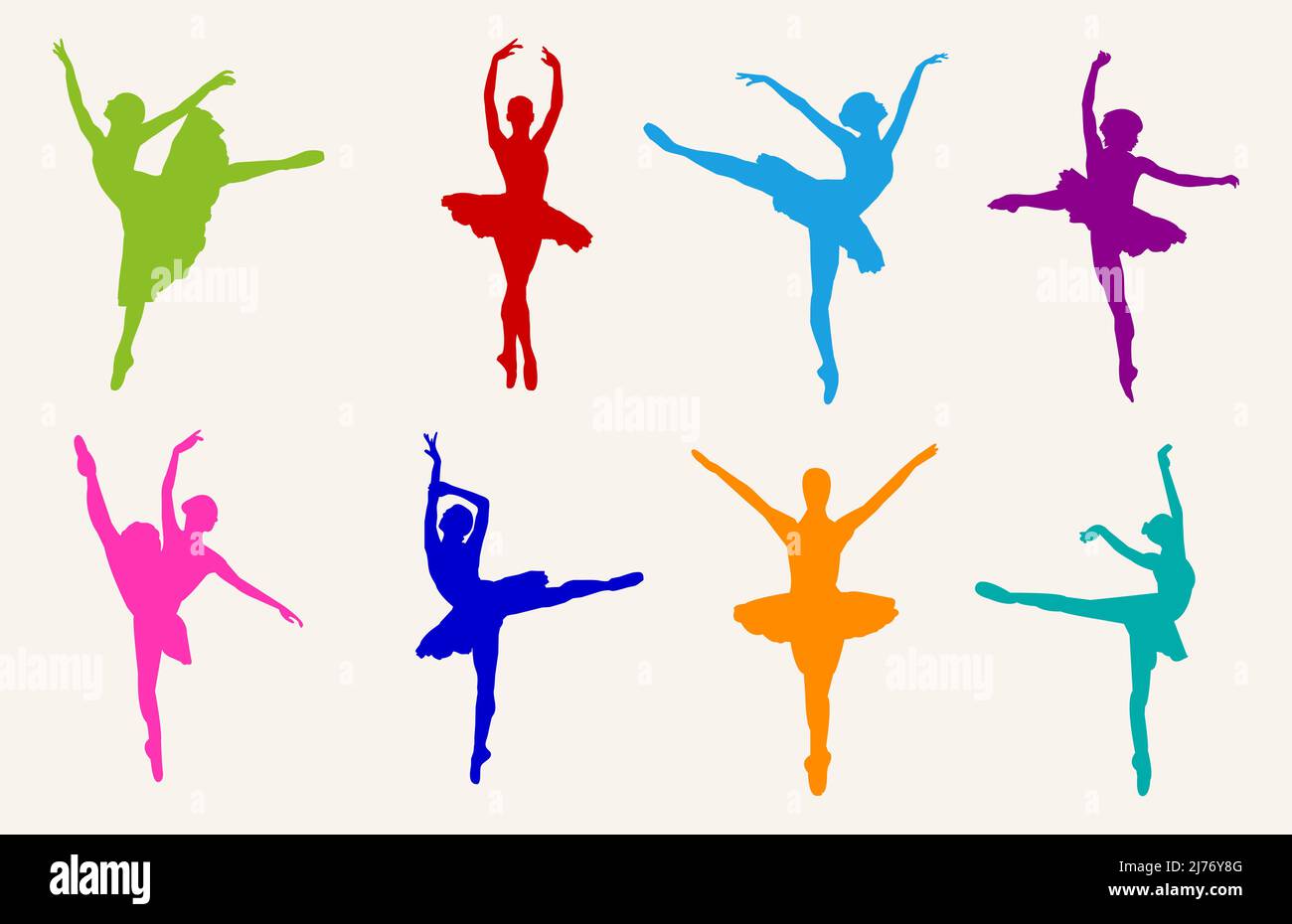 Dance modern ballet Stock Vector Images - Alamy