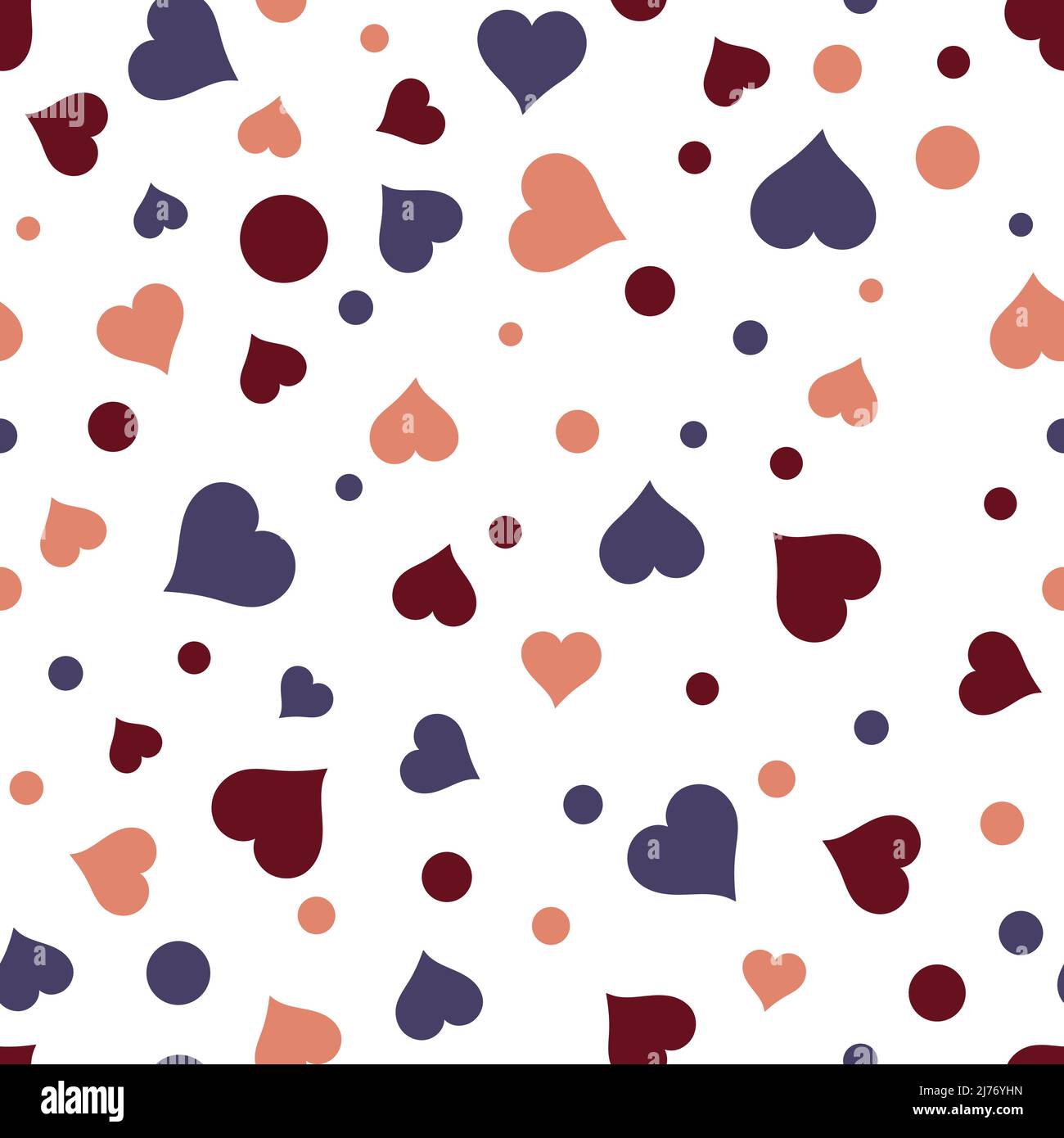Vintage heart pattern Stock Vector Images - Alamy