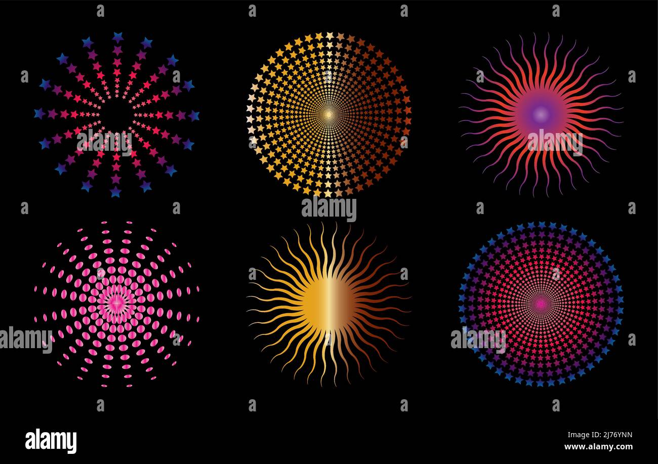 Star of sun Stock Vector Images - Alamy