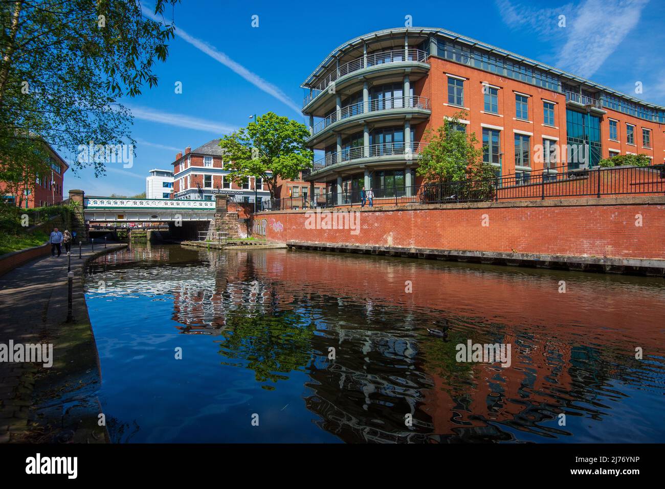 Nottingham city centre canal hi-res stock photography and images - Alamy