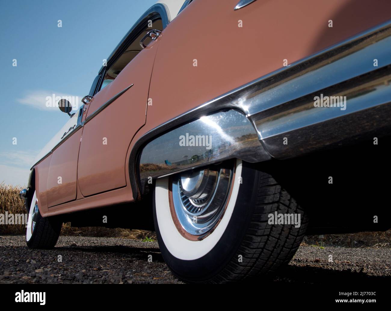 1956 Pontiac Star Chief classic American sedan car Stock Photo - Alamy