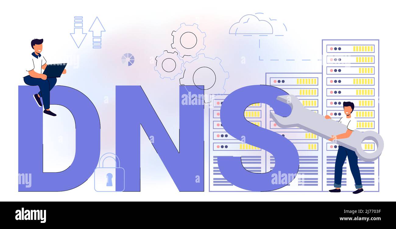 Dns analysis Stock Vector Images - Alamy