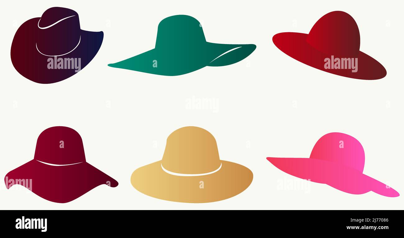 Vintage hats Stock Vector Images - Alamy