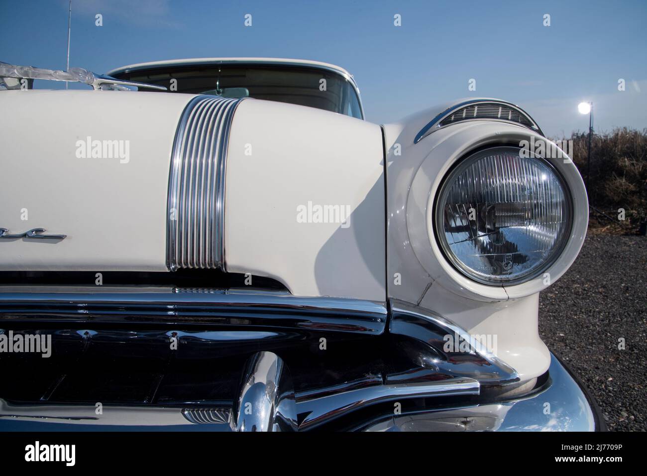 1956 Pontiac Star Chief classic American sedan car Stock Photo - Alamy