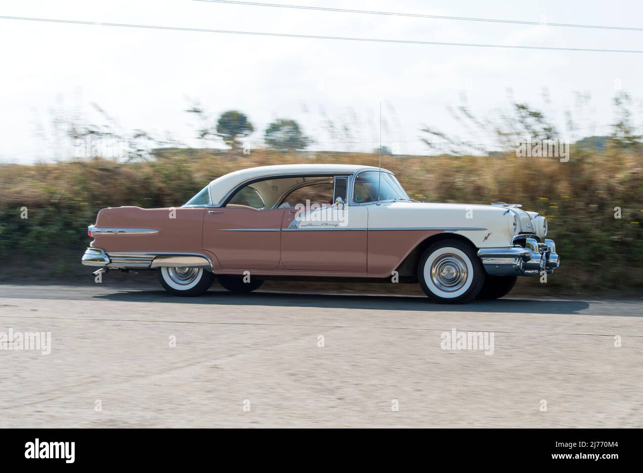 1956 Pontiac Star Chief classic American sedan car Stock Photo - Alamy