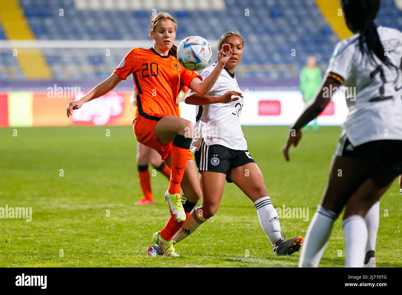 SARAJEVO, BOSNIA-HERZEGOVINA - MAY 6: Aniek Janssen of the Netherlands ...