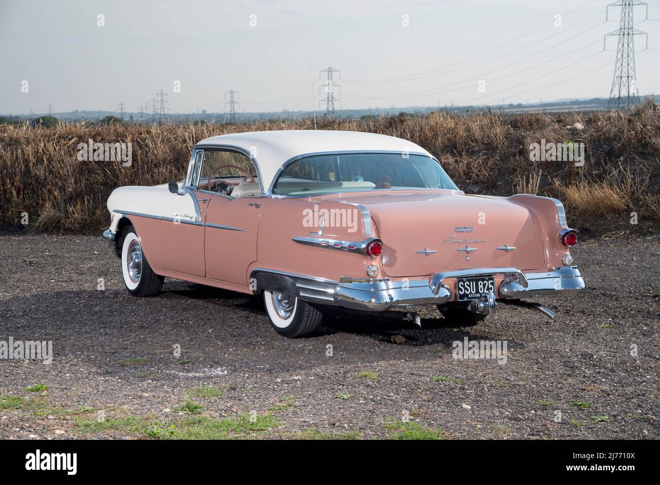 1956 Pontiac Star Chief classic American sedan car Stock Photo - Alamy
