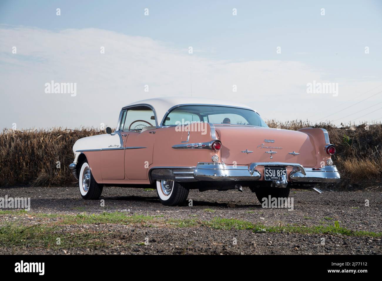1956 Pontiac Star Chief classic American sedan car Stock Photo - Alamy