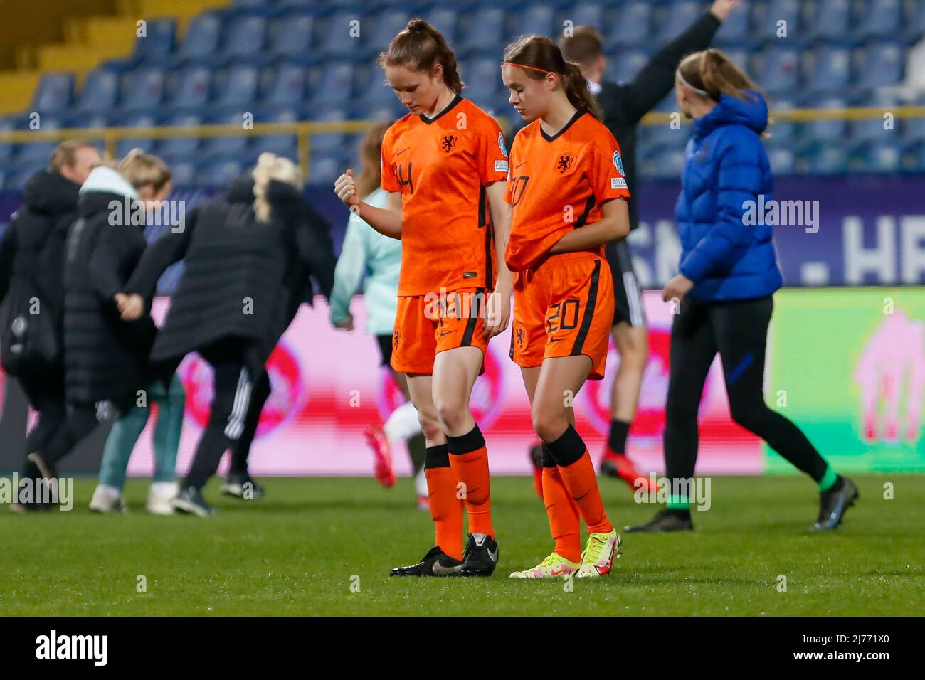 SARAJEVO, BOSNIA-HERZEGOVINA - MAY 6: Veerle Buurman of the Netherlands ...