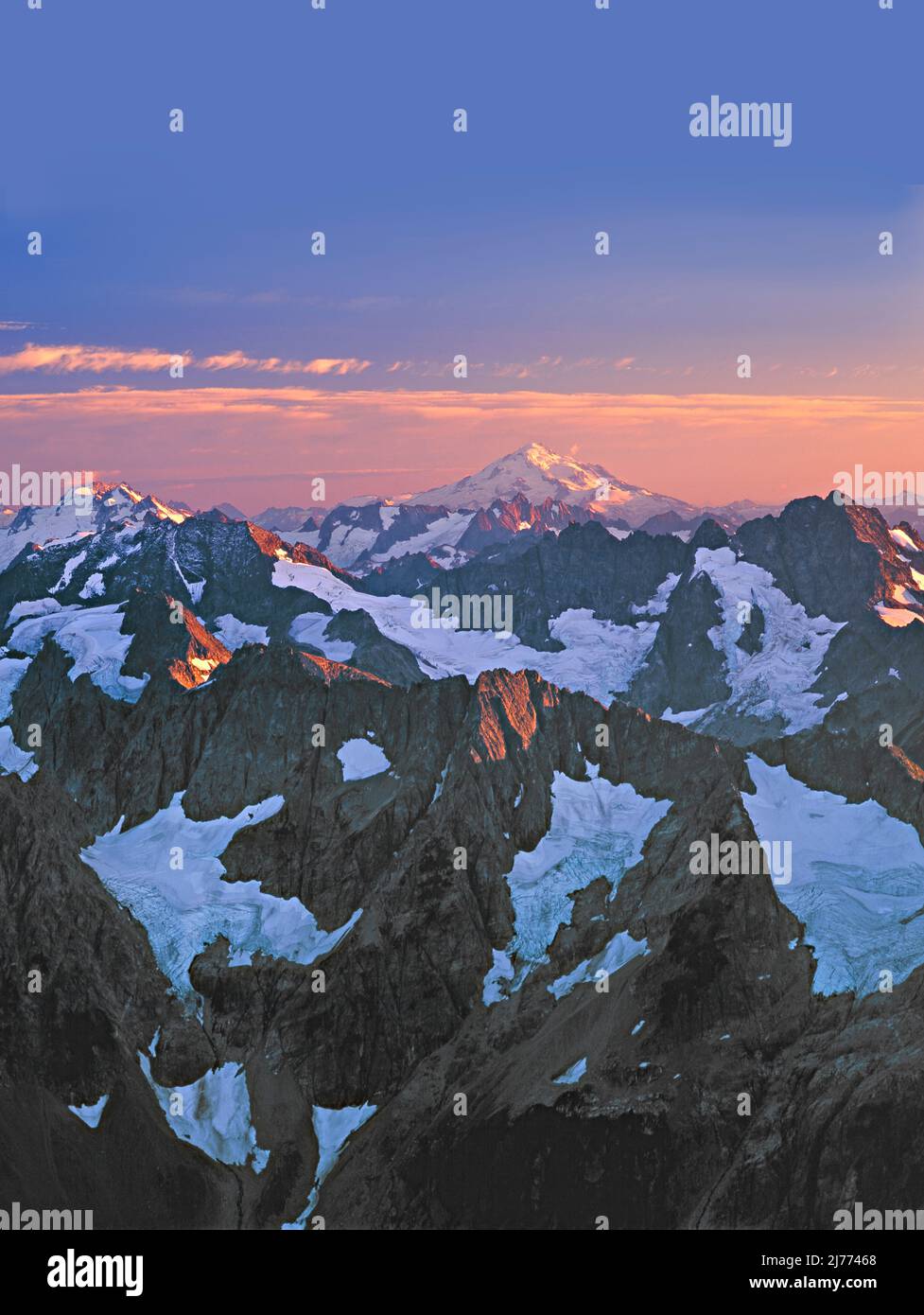 Glaciated peak hi-res stock photography and images - Alamy