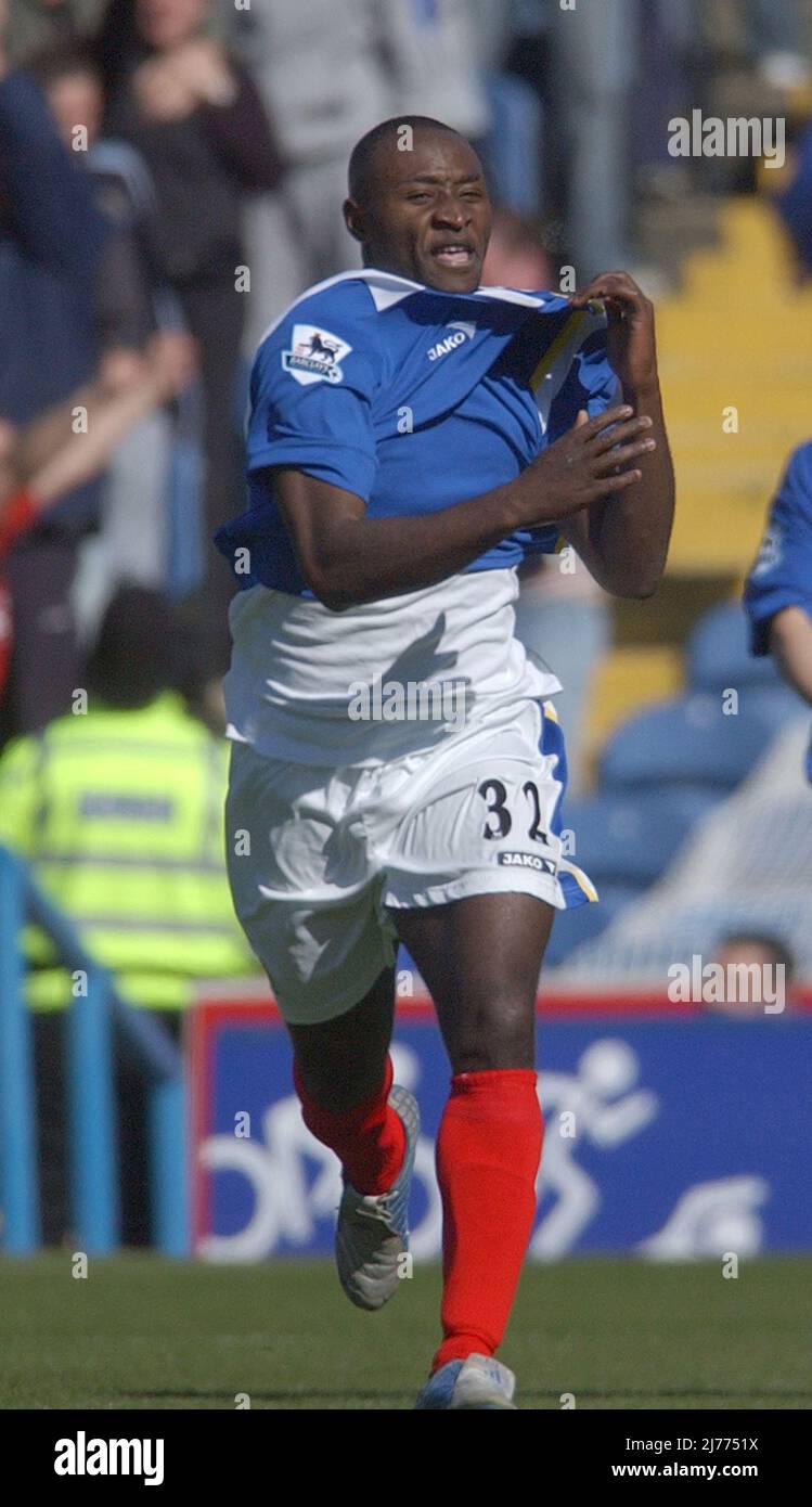 PORTSMOUTH BLACKBURN Lomana Tresor Lua Lua equalises for Portsmouth Pic ...