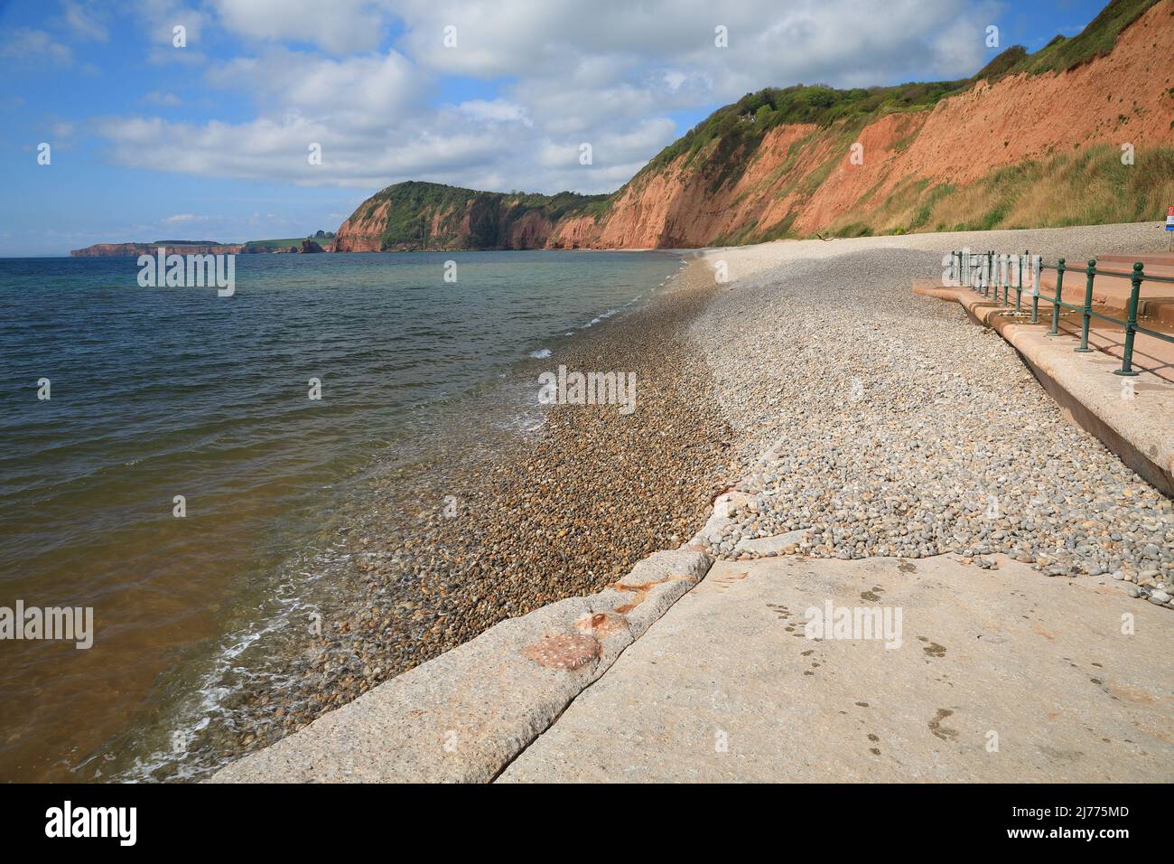 Jacob's ladder beach, Sidmouth, East Devon, England, UK Stock Photo - Alamy