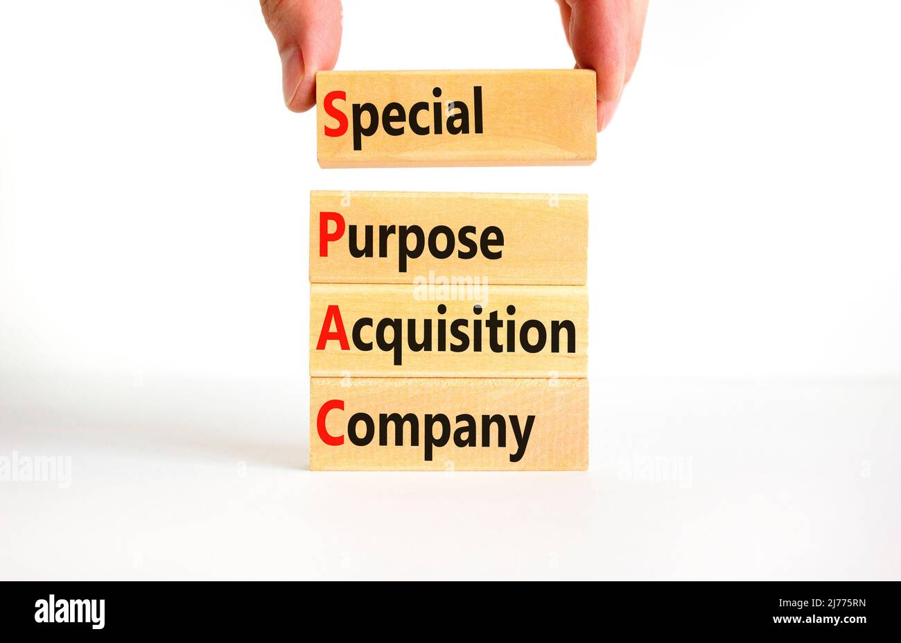 SPAC special purpose acquisition company symbol. Concept words SPAC ...