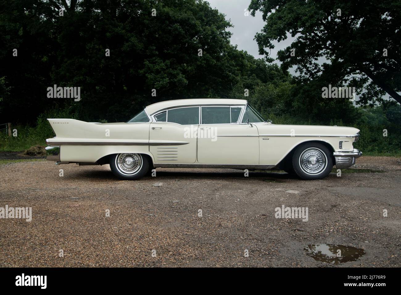 1958 Cadillac Eldorado classic American luxury car Stock Photo - Alamy