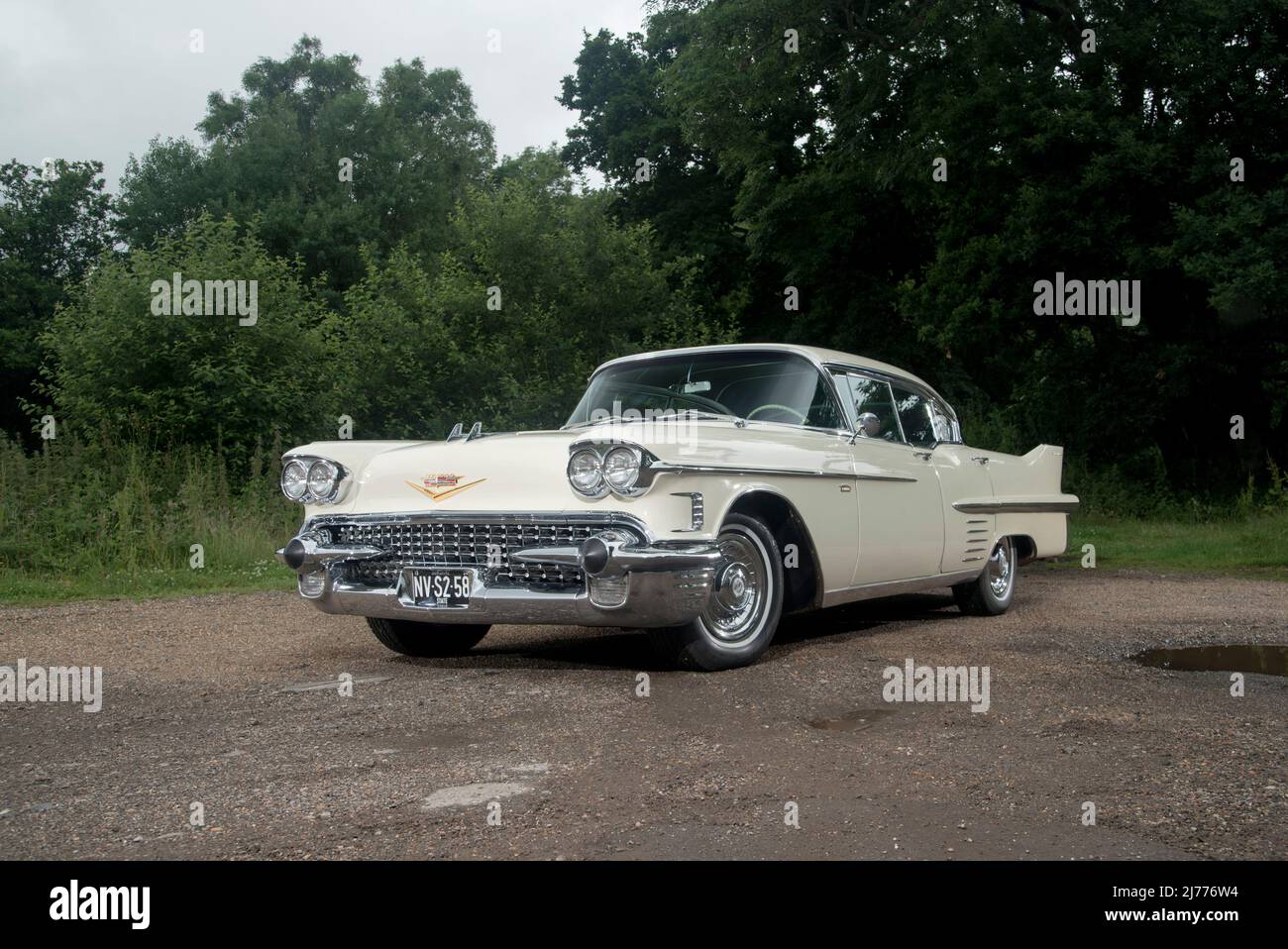 1958 Cadillac Eldorado classic American luxury car Stock Photo - Alamy