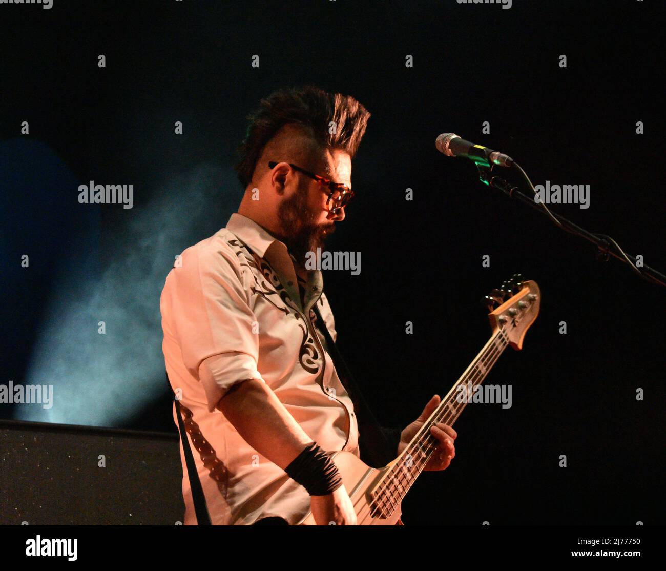 Taka Hirose From Feeder Performing Live On Stage In Concert At The O2 ...