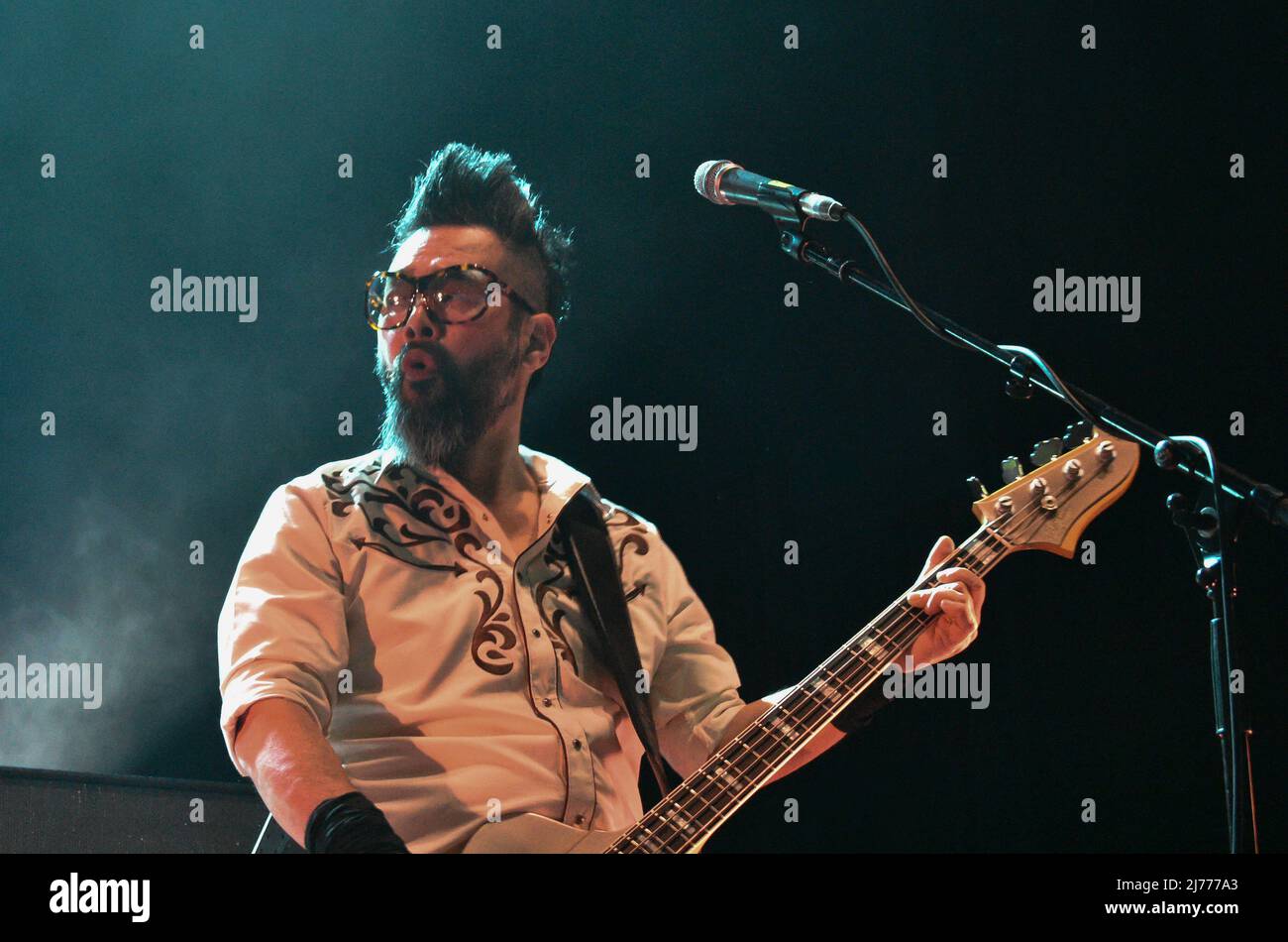 Taka Hirose From Feeder Performing Live On Stage In Concert At The O2 ...