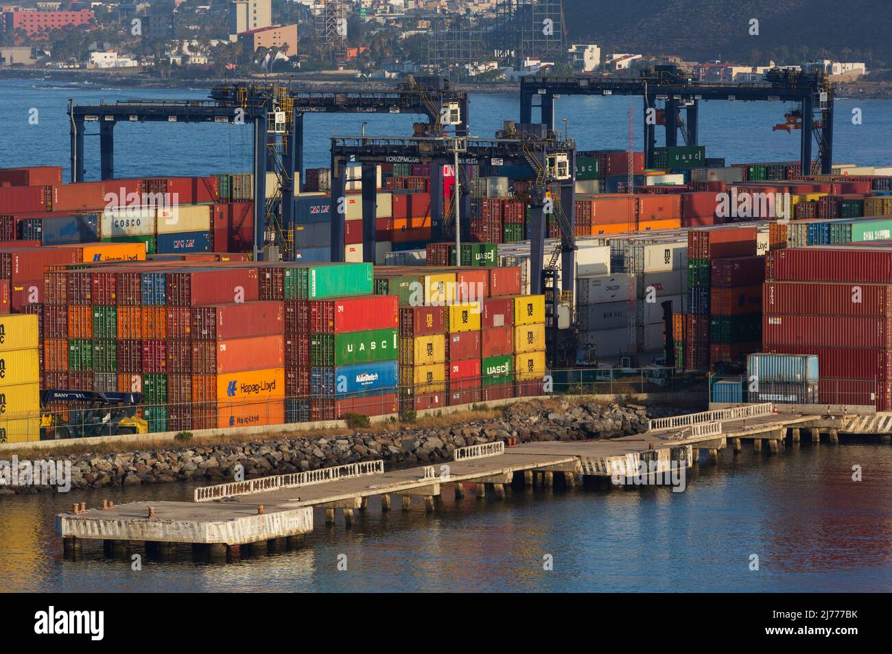 Ensenada International Conatainer Terminal, Baja California, Mexico ...