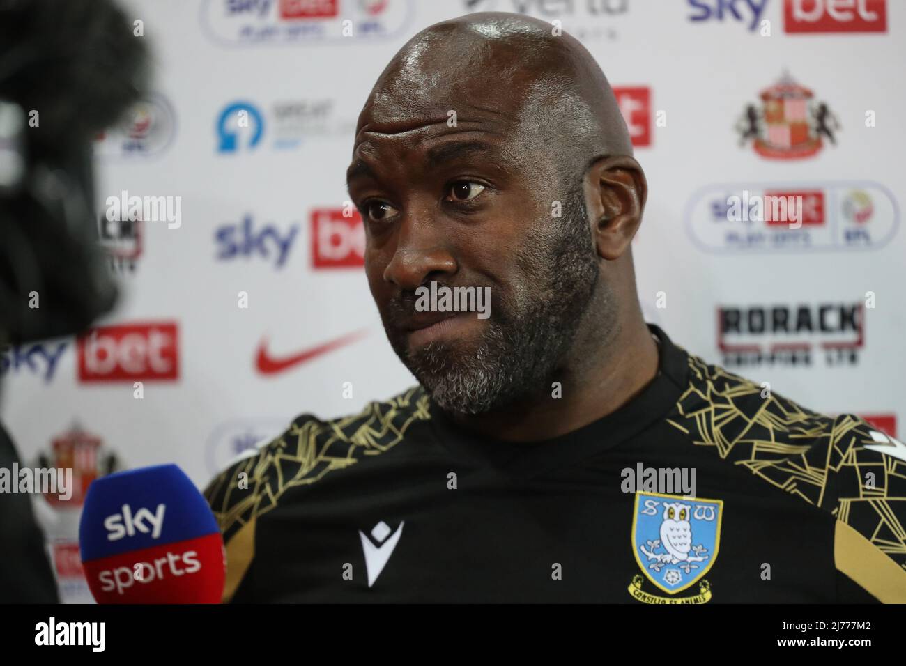Darren Moore manager of Sheffield Wednesday speaks with Sky Sports ...