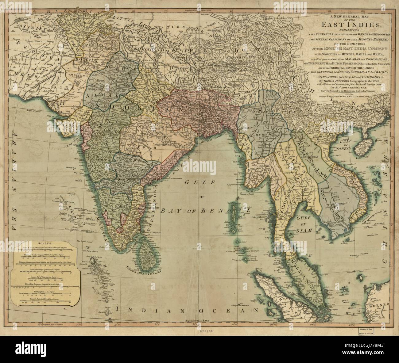 New general map of the east indies hi-res stock photography and images ...