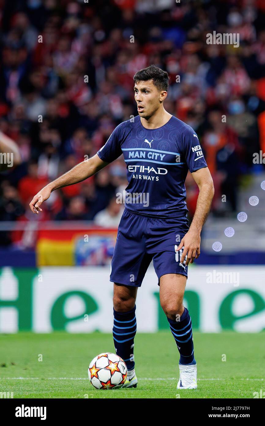 MADRID - APR 13: Rodri in action during the Champions League match ...