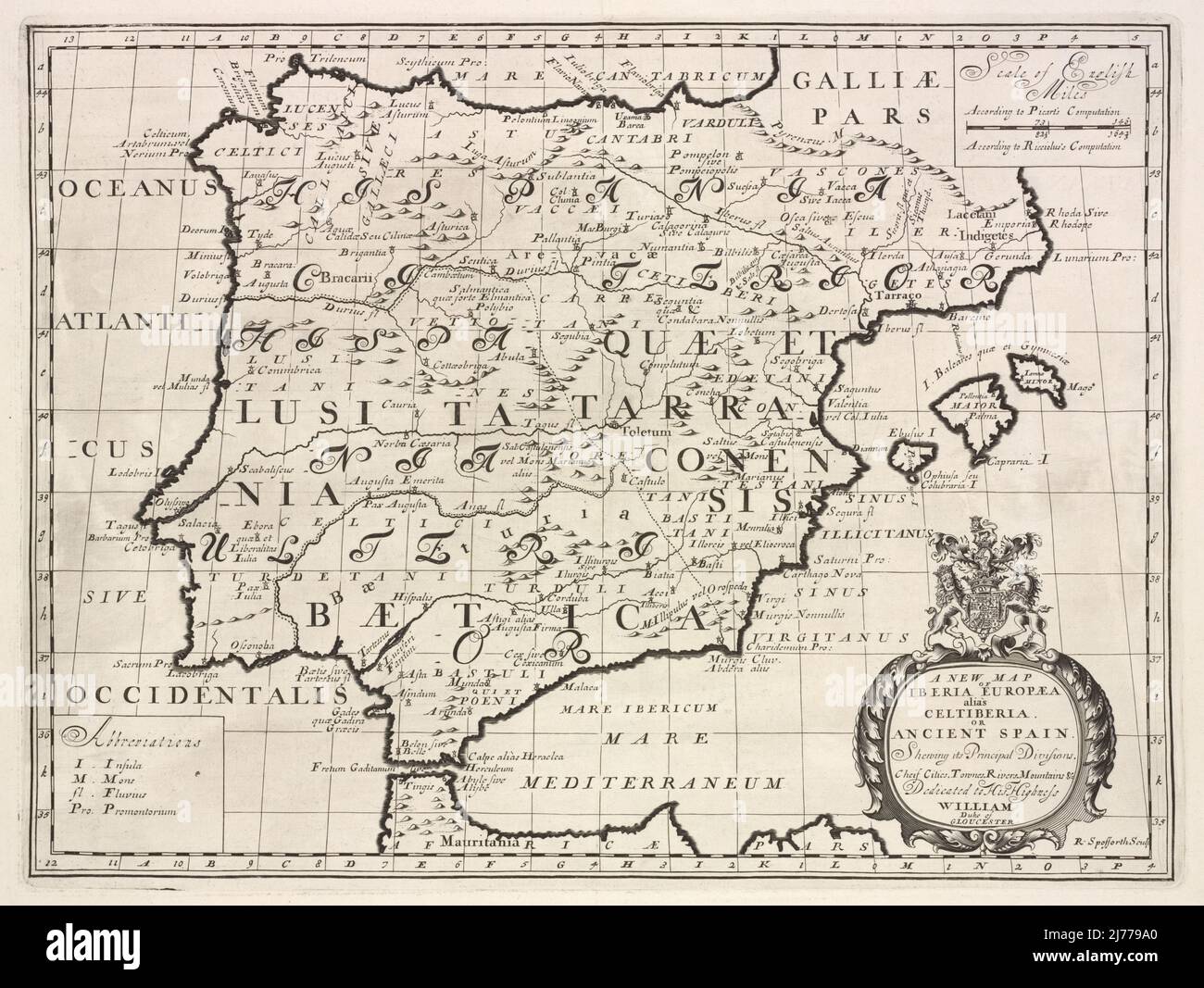 Map of iberia hi-res stock photography and images - Alamy
