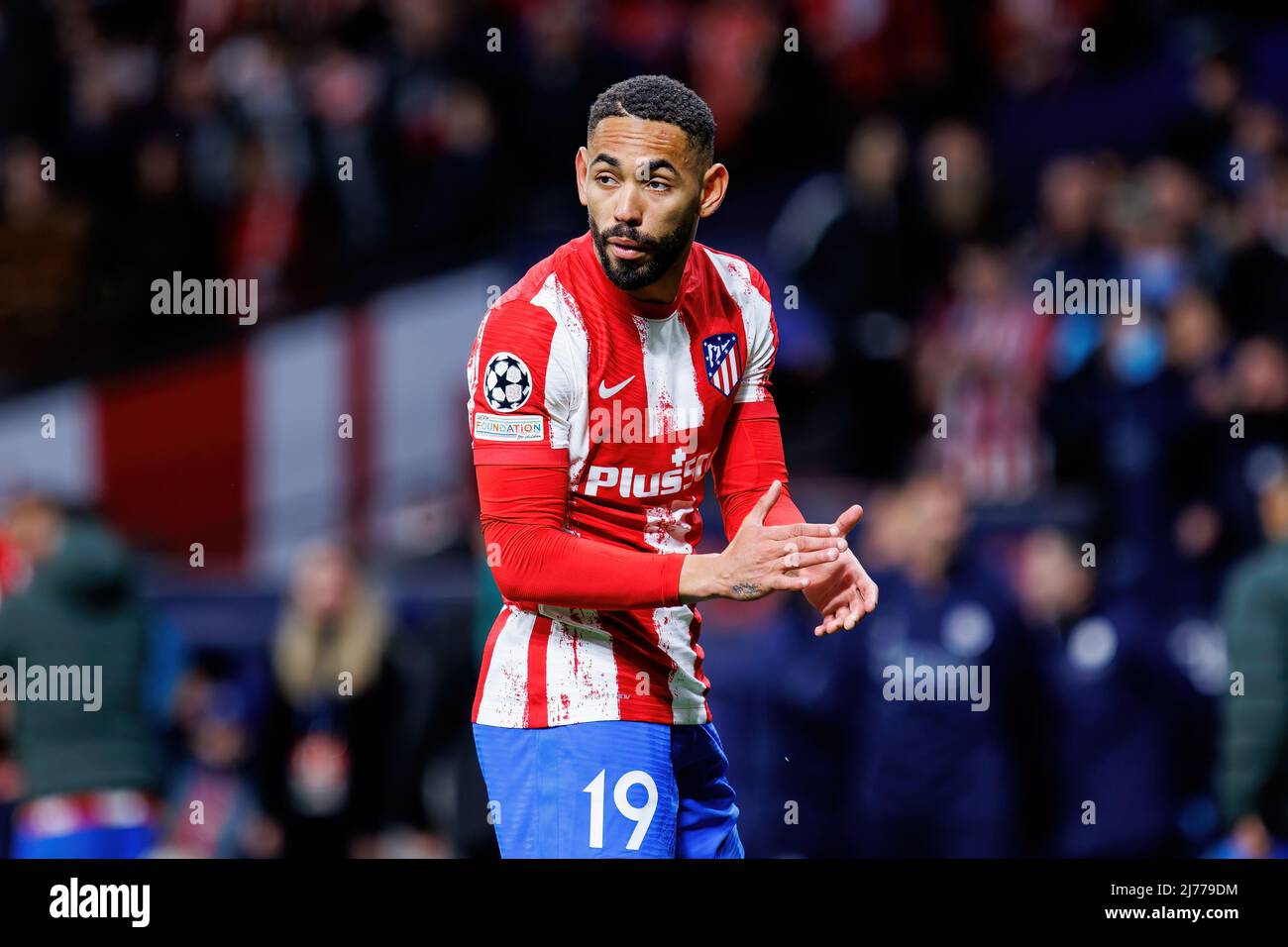 MADRID - APR 13: Matheus Cunha in action during the Champions League ...