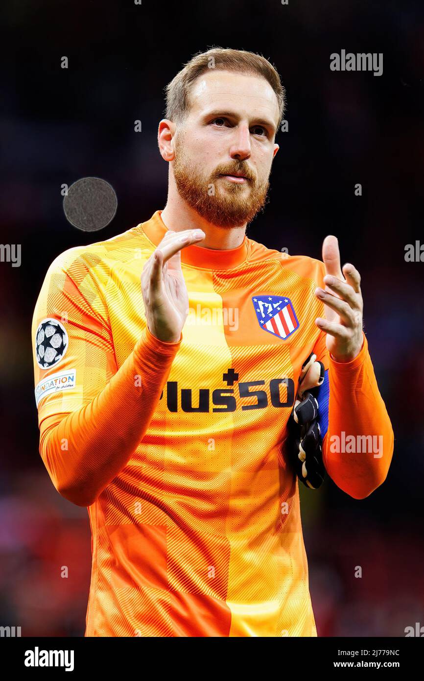 MADRID - APR 13: Oblak in action during the Champions League match ...