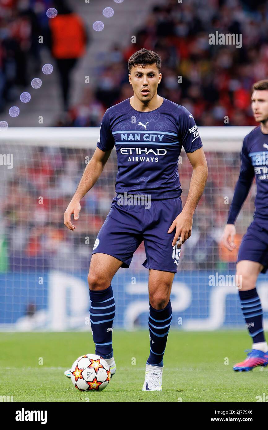 MADRID - APR 13: Rodri in action during the Champions League match ...