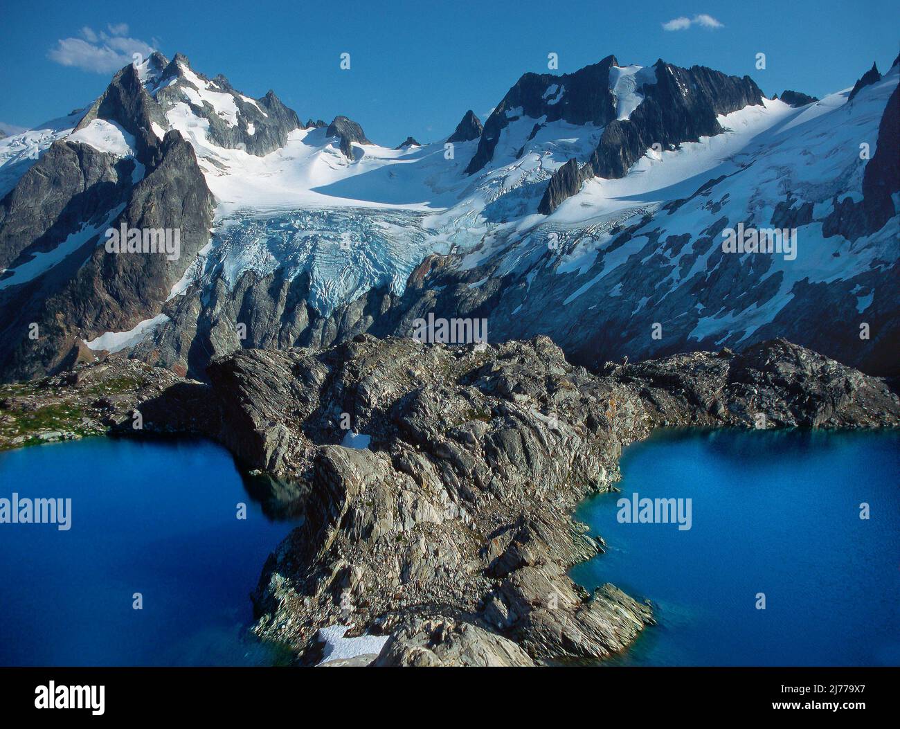 White Rock Lakes, Glacier Peak Wilderness, North Cascade Mountains ...