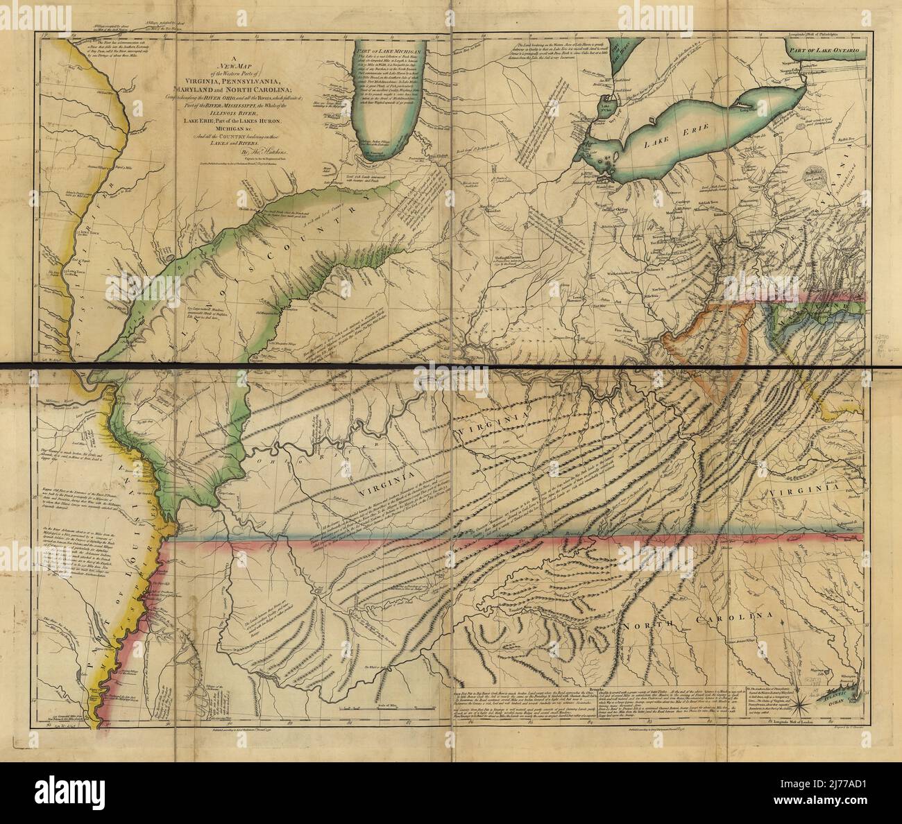 Map of virginia rivers High Resolution Stock Photography and Images - Alamy