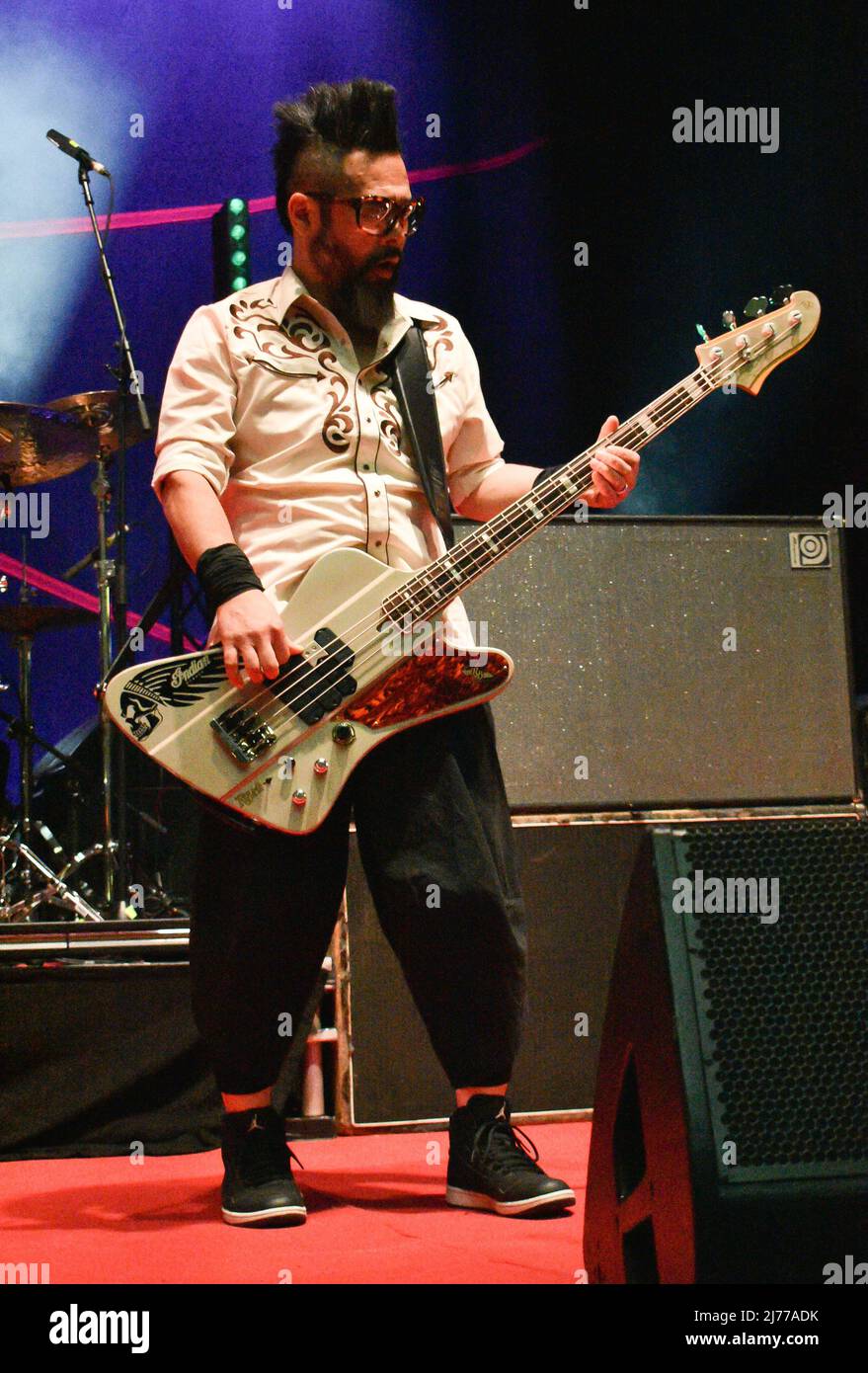 Taka Hirose From Feeder Performing Live On Stage In Concert At The O2 ...