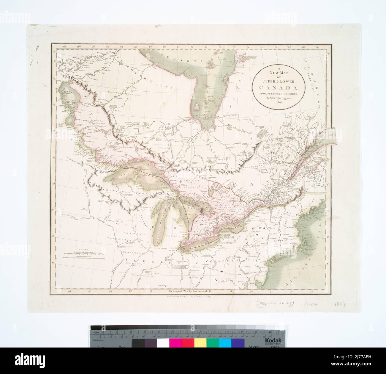 Map of upper canada hi-res stock photography and images - Alamy