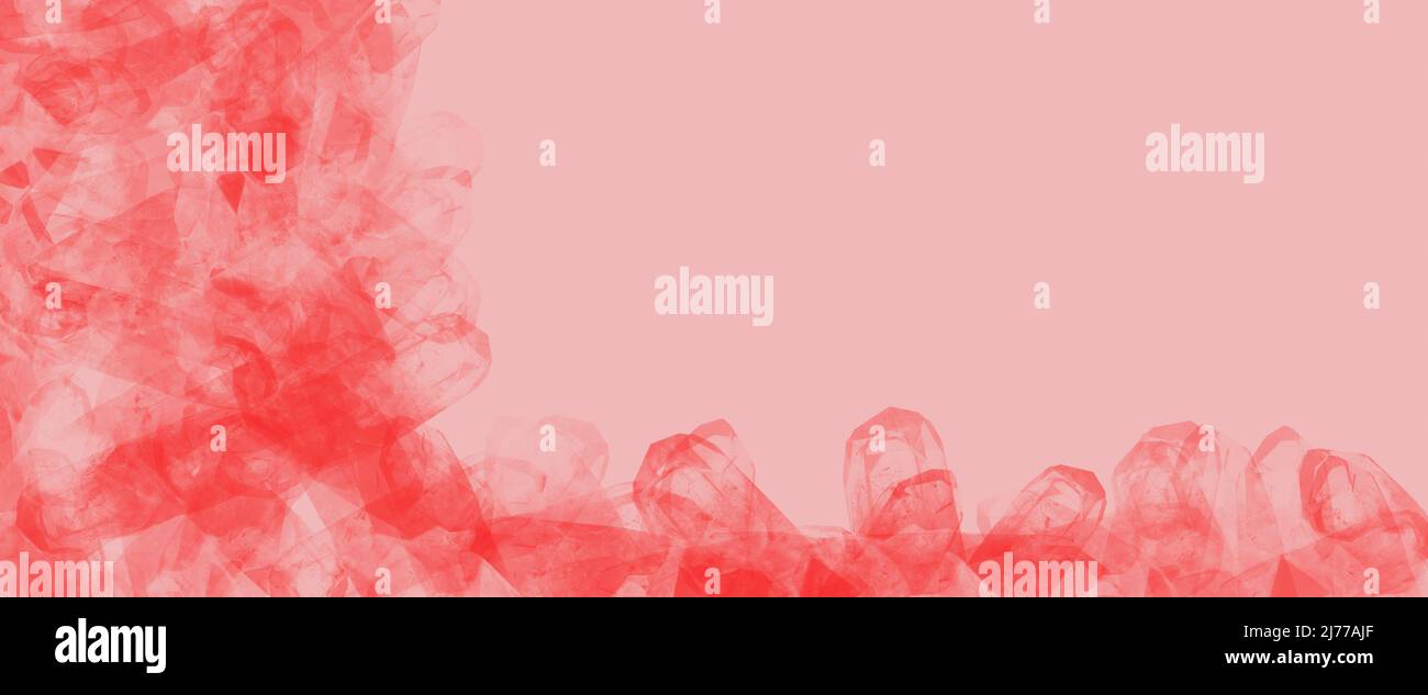 Ribbons of orange smoke on a pink background. Ideal 4K screen saver or ...