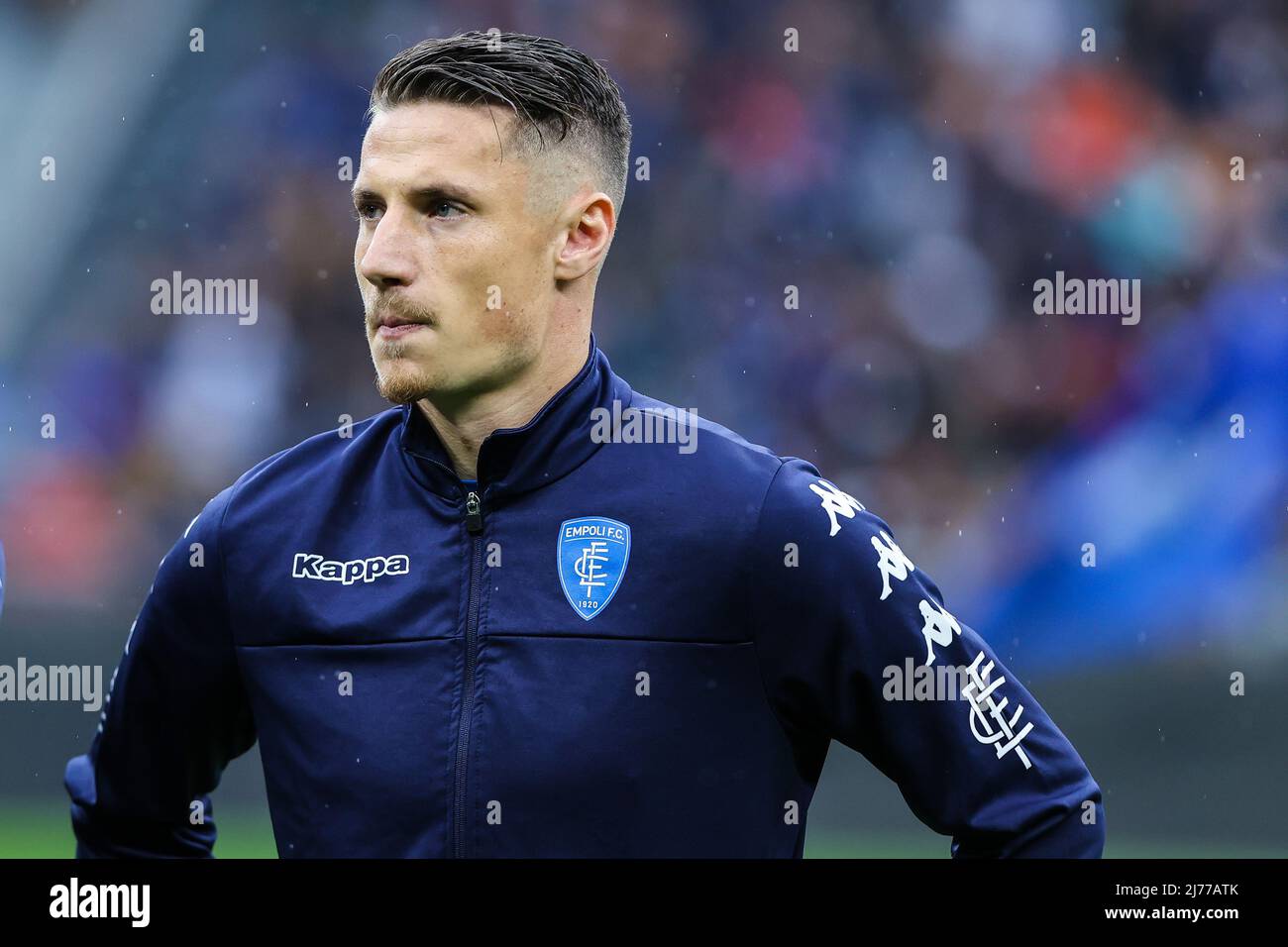Andrea Pinamonti of Empoli FC looks on during the Serie A 2021/22 ...