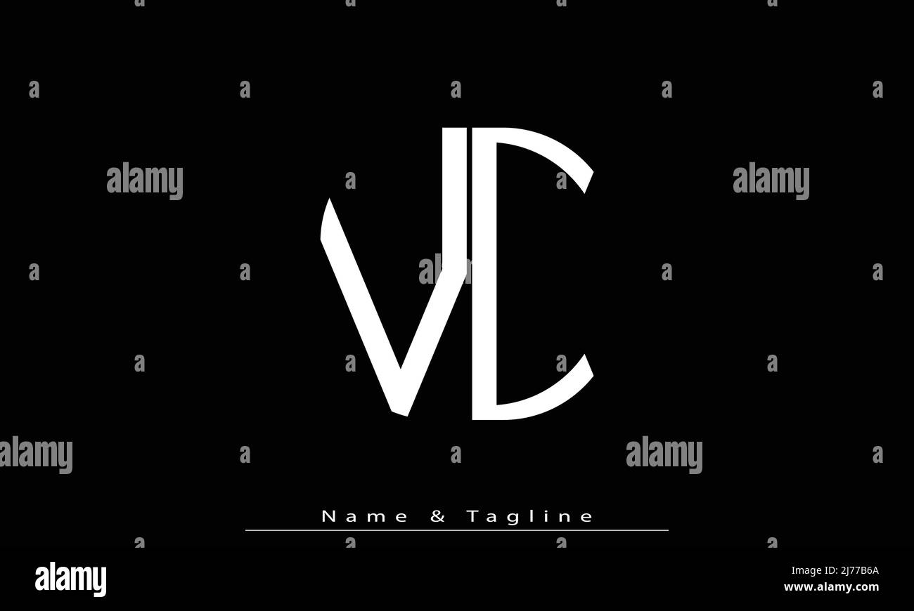 Alphabet letters Initials Monogram logo VC , CV Stock Vector Image ...
