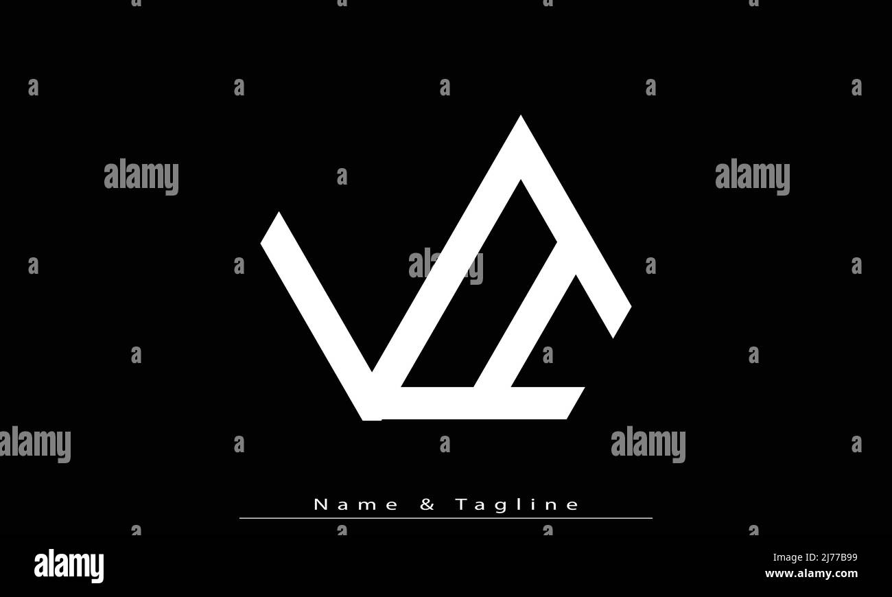 Letter vi logo Black and White Stock Photos & Images - Alamy