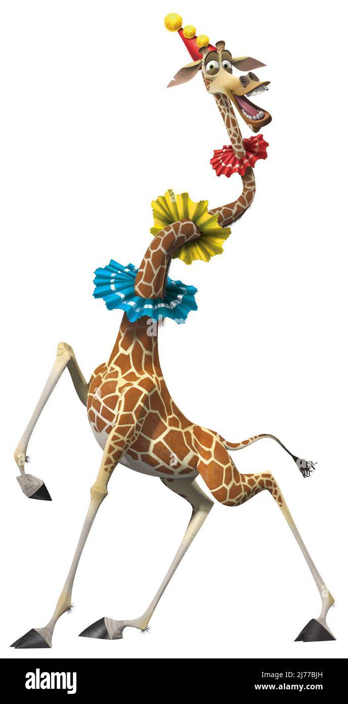 Los Angeles. CA. USA. Melman voiced by David Schwimmer from the Paramount Pictures new film Madagascar 3 Europe s Most Wanted 2012 Alex voiced by Ben Stiller Marty