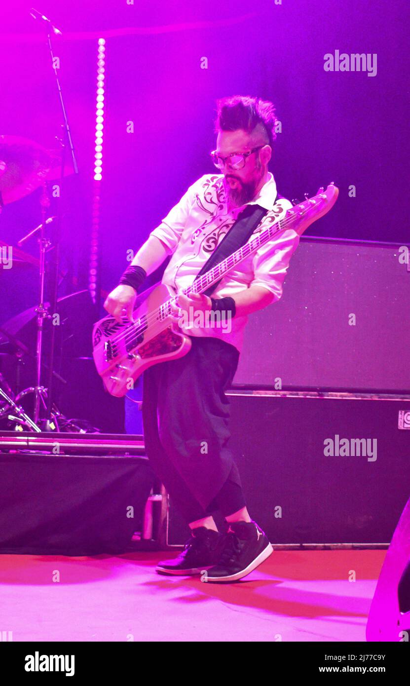 Taka Hirose From Feeder Performing Live On Stage In Concert At The O2 ...