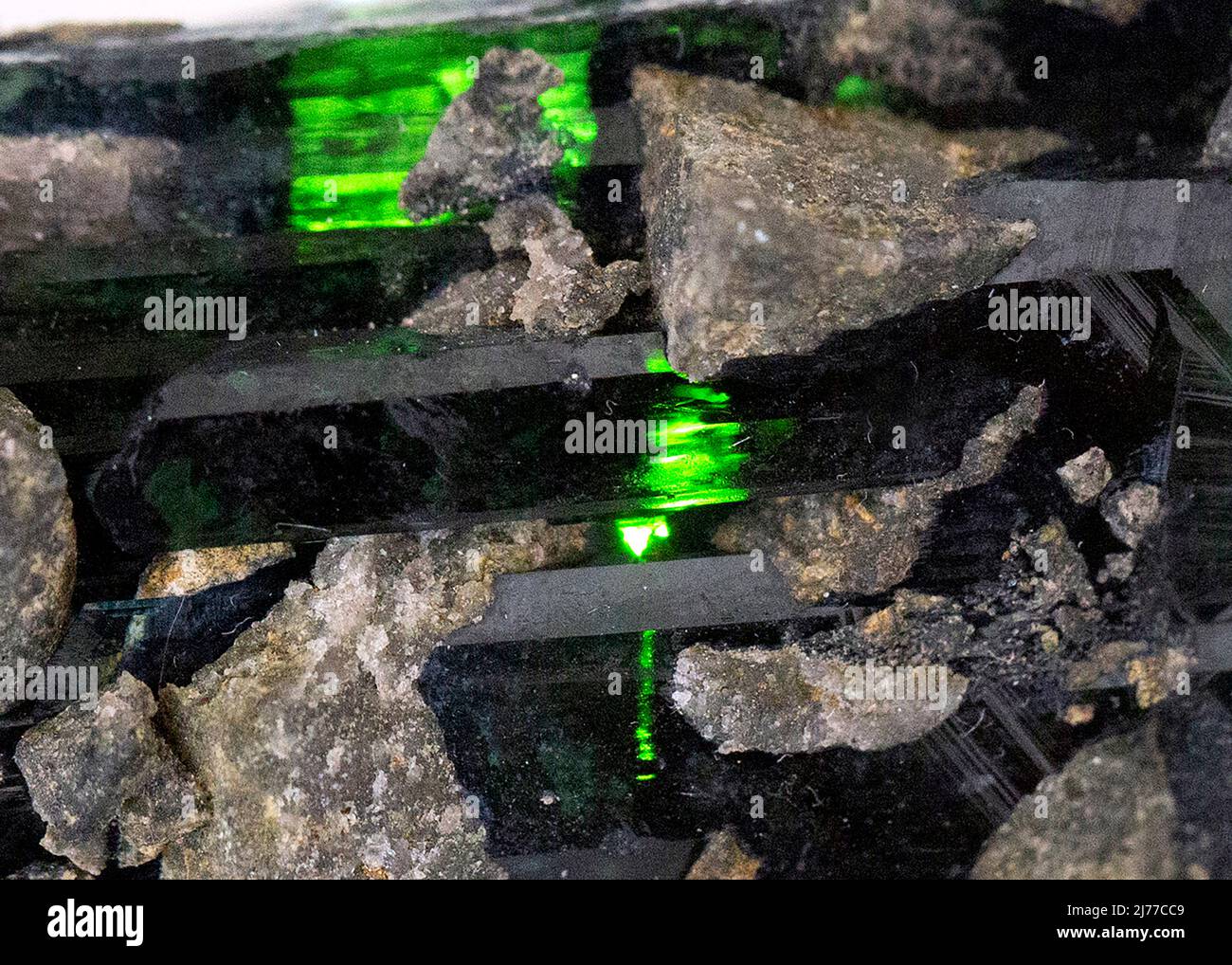 vivianite mineral specimen stone rock geology gem crystal Stock Photo ...
