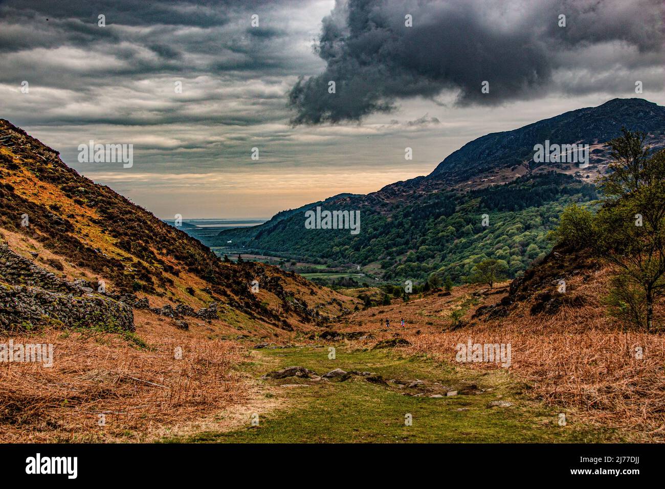 The stunning views walking the Aberglaslyn, Llyn Dinas and Cwm Bychan ...