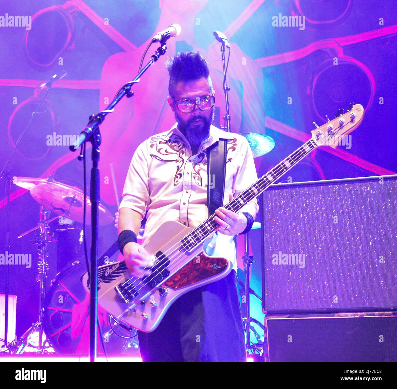 Taka Hirose From Feeder Performing Live On Stage In Concert At The O2 ...