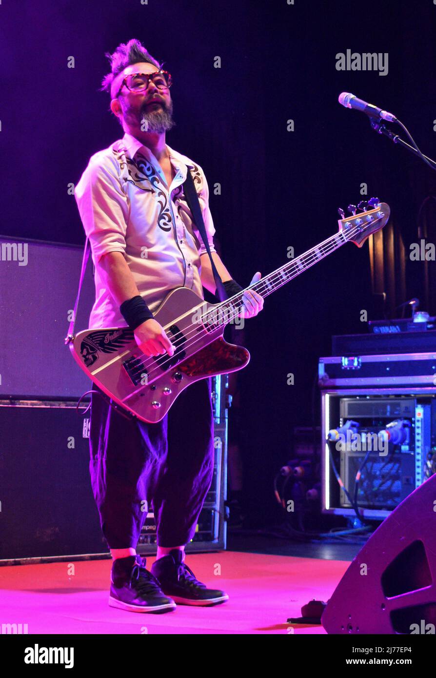 Taka Hirose From Feeder Performing Live On Stage In Concert At The O2 ...