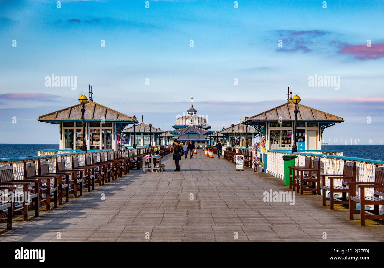 Historic Llandudno Pier, a Victorian promenade in this pretty Welsh ...