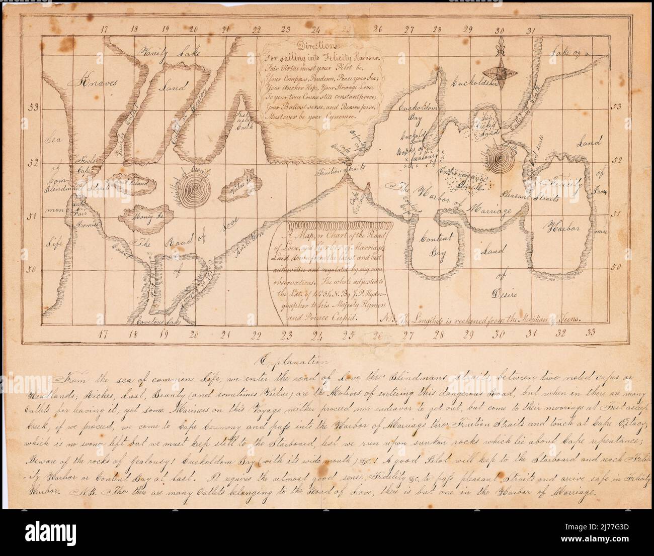 Allegorical map hi-res stock photography and images - Alamy